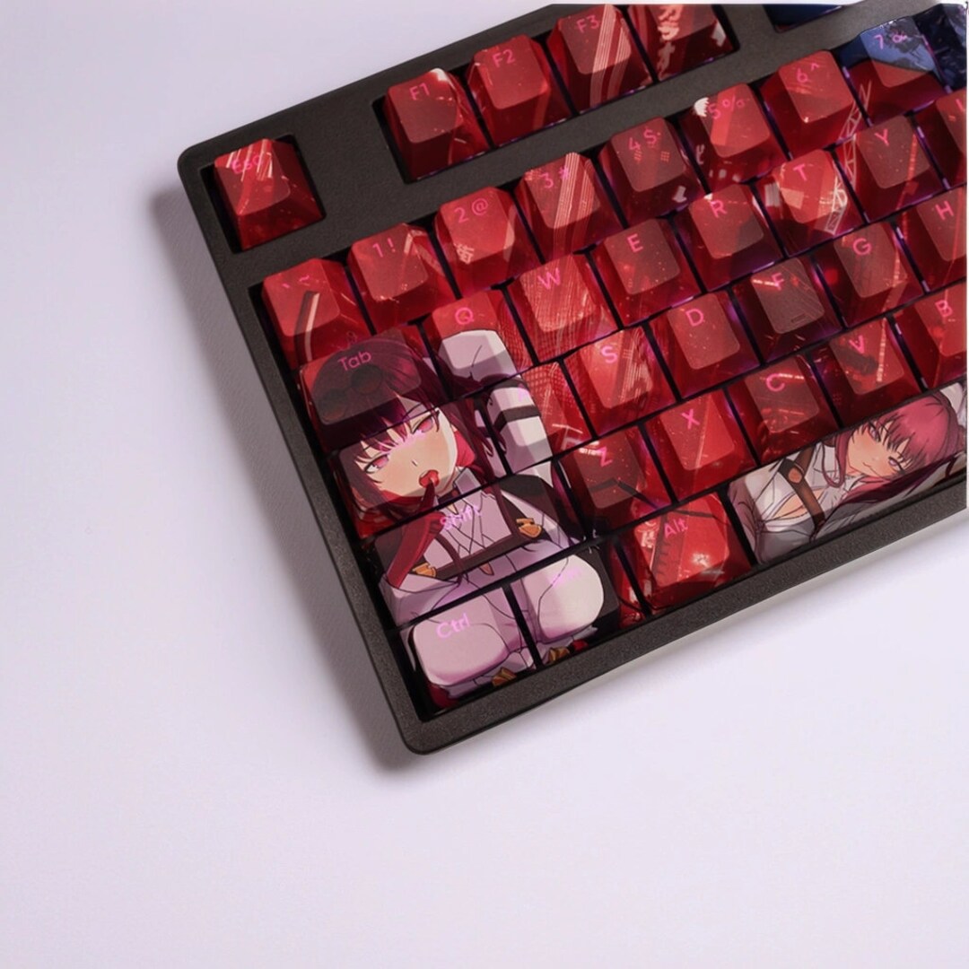 Custom Anime Keycap Set PBT Keycap Set, Artisan Keycap, Keycap Anime ...