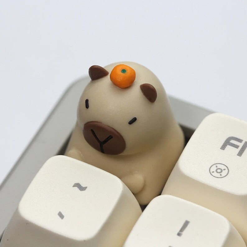 Custom Made Capybara Resin ESC Artisan Keycap Capybara Keycaps, Resin ...
