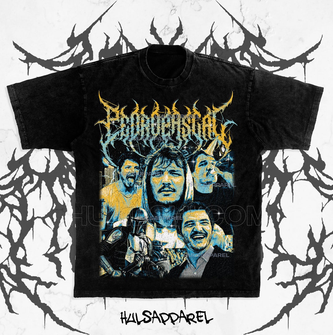 Limited Pedro Pascal Heavy Metal Shirt V2, Actor Pedro Pascal Tee ...