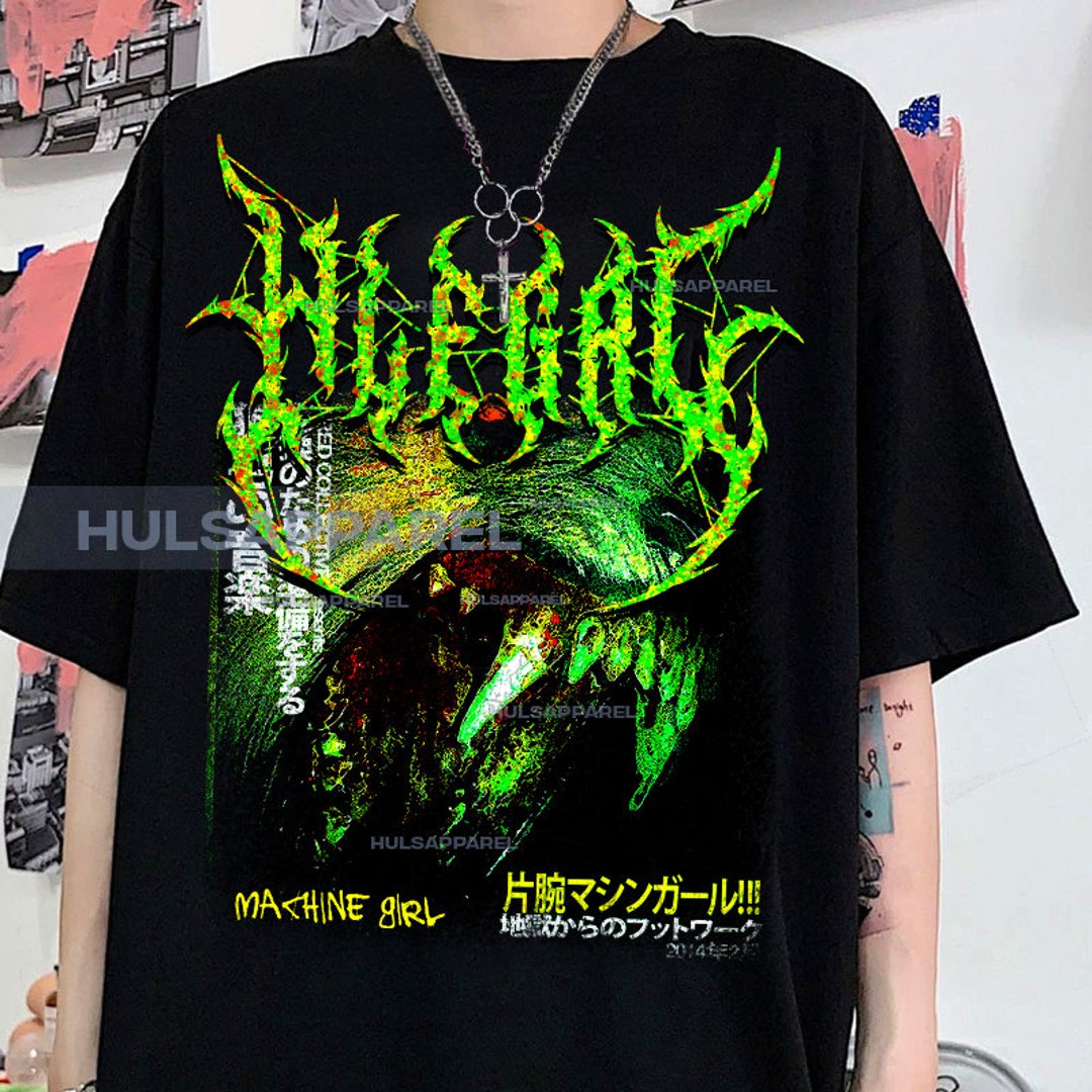 Limited Heavy Metal Machine Girl T-shirt, WLFGRL Tee, Album Shirt - Etsy