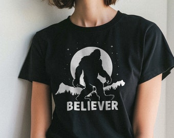 Bigfoot Shirt Gift for Outdoor Lover, Sasquatch Shirts, Hiking Tshirt ...