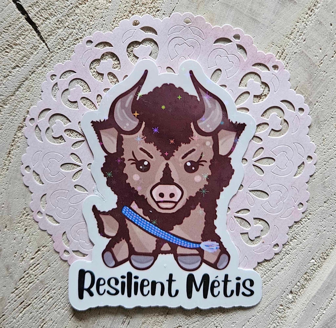 Resilient Métis Bison Sticker - Etsy Canada