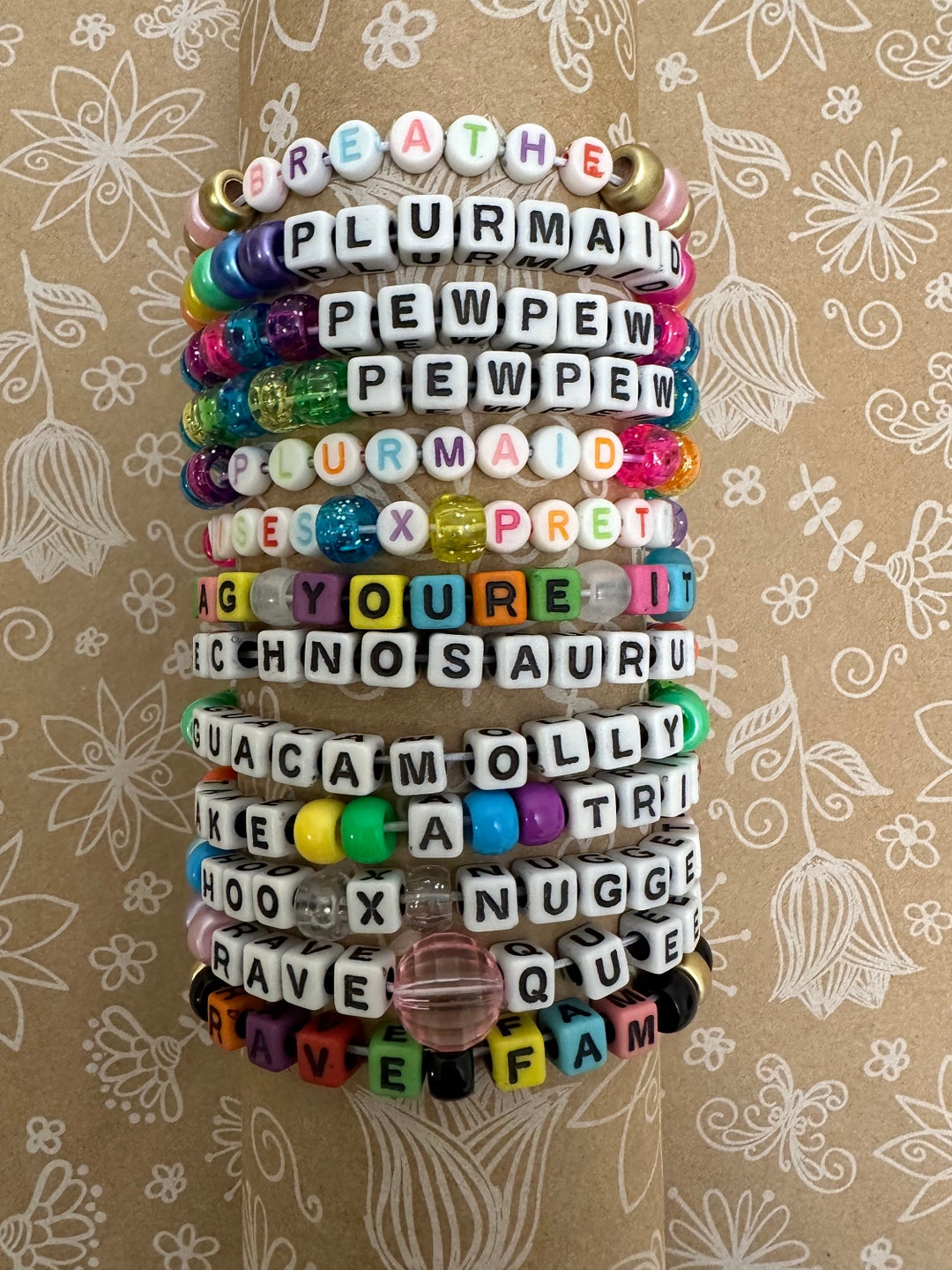 Kandi Bracelets Customizable Kandi Bracelets EDM Festivals Concerts ...