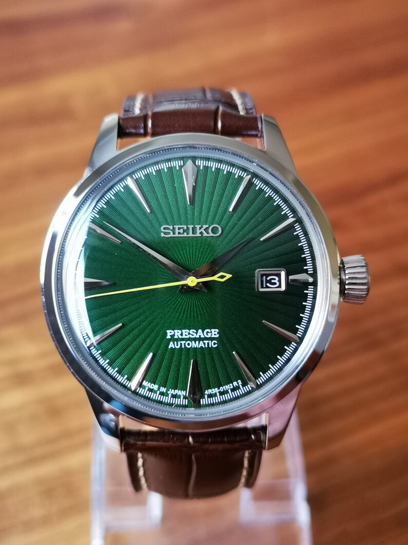 Custom Built Seiko Mod Watch 'cocktail Time' - Etsy UK
