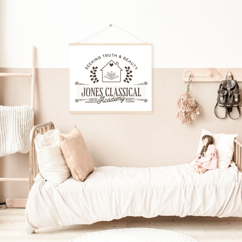 Personalized Homeschool Family Wall Art for Homeschool Mom, Dad, Kids ...