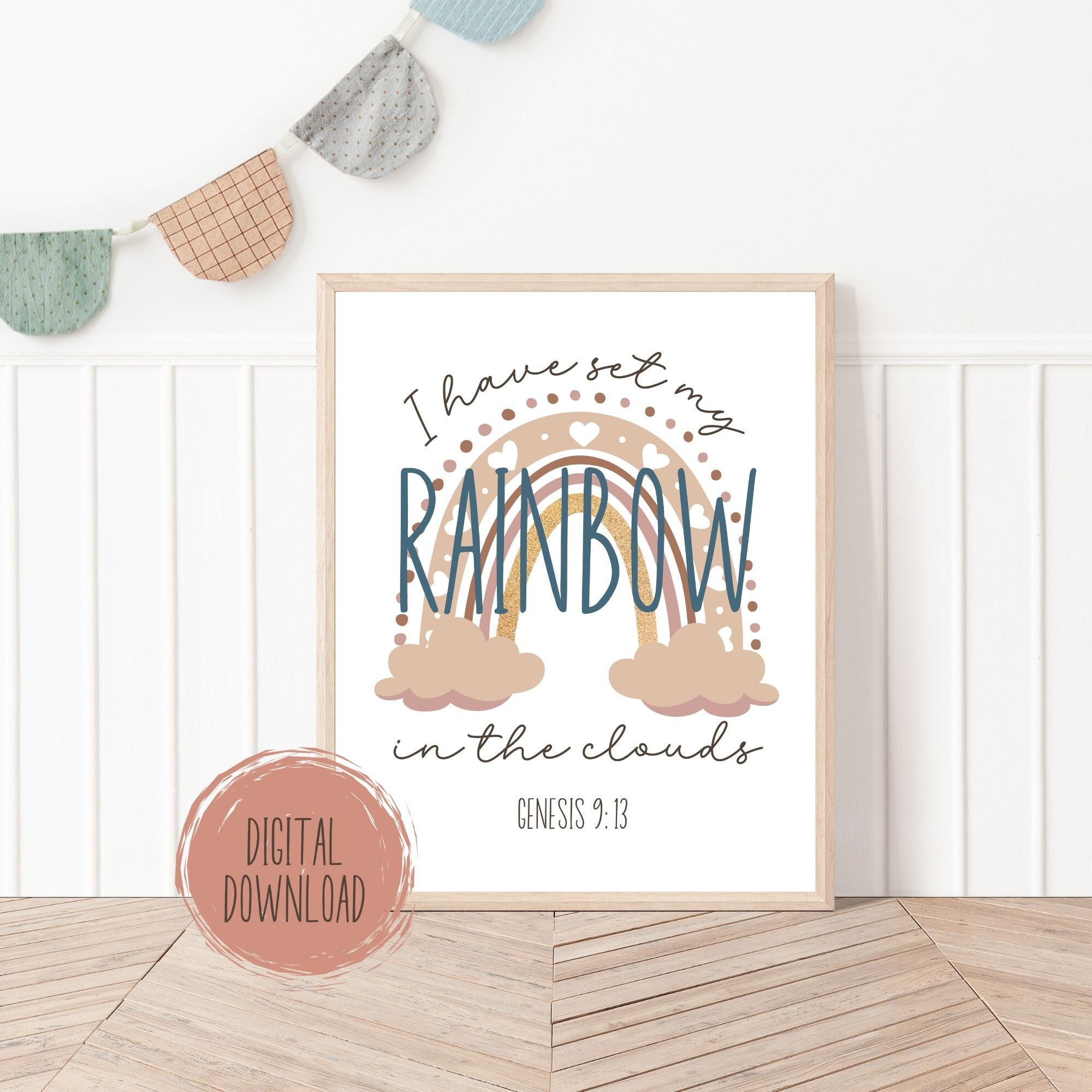 Christian Bible Verse Download Printable Wall Art for Kids, Homeschool ...