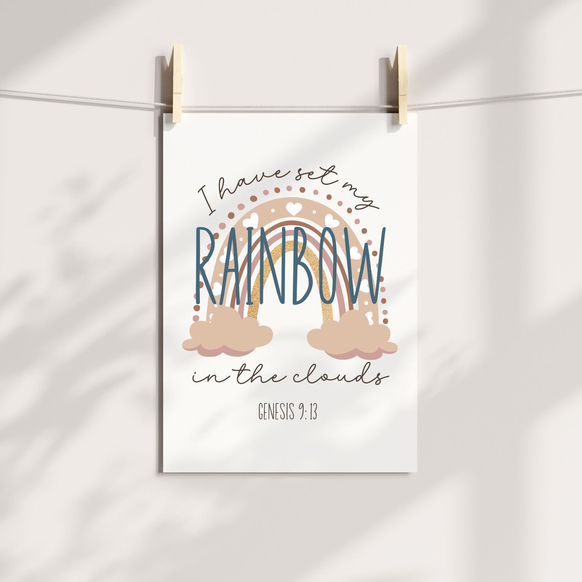 Christian Bible Verse Download Printable Wall Art for Kids, Homeschool ...
