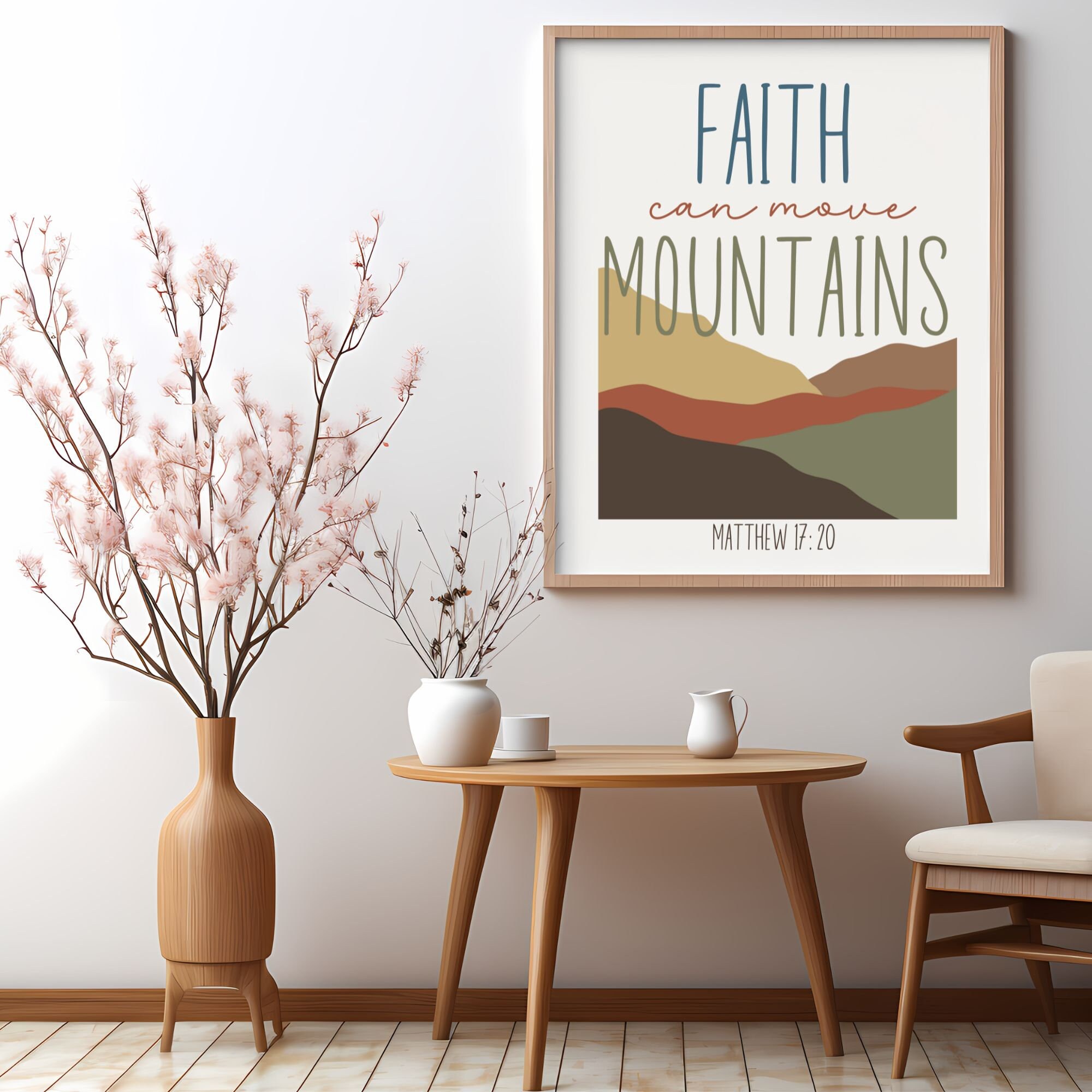 Bible Verse Printable Wall Art Bundle Kids Faith Scripture Poster ...