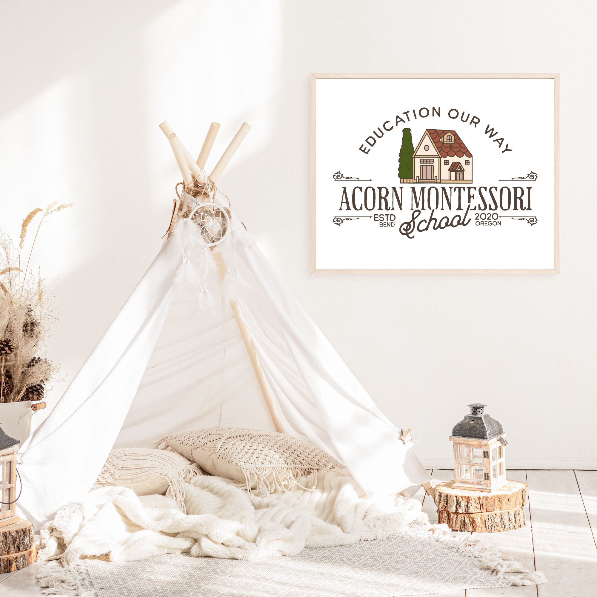 Personalized Homeschool Family Wall Art for Homeschool Mom, Dad, Kids ...