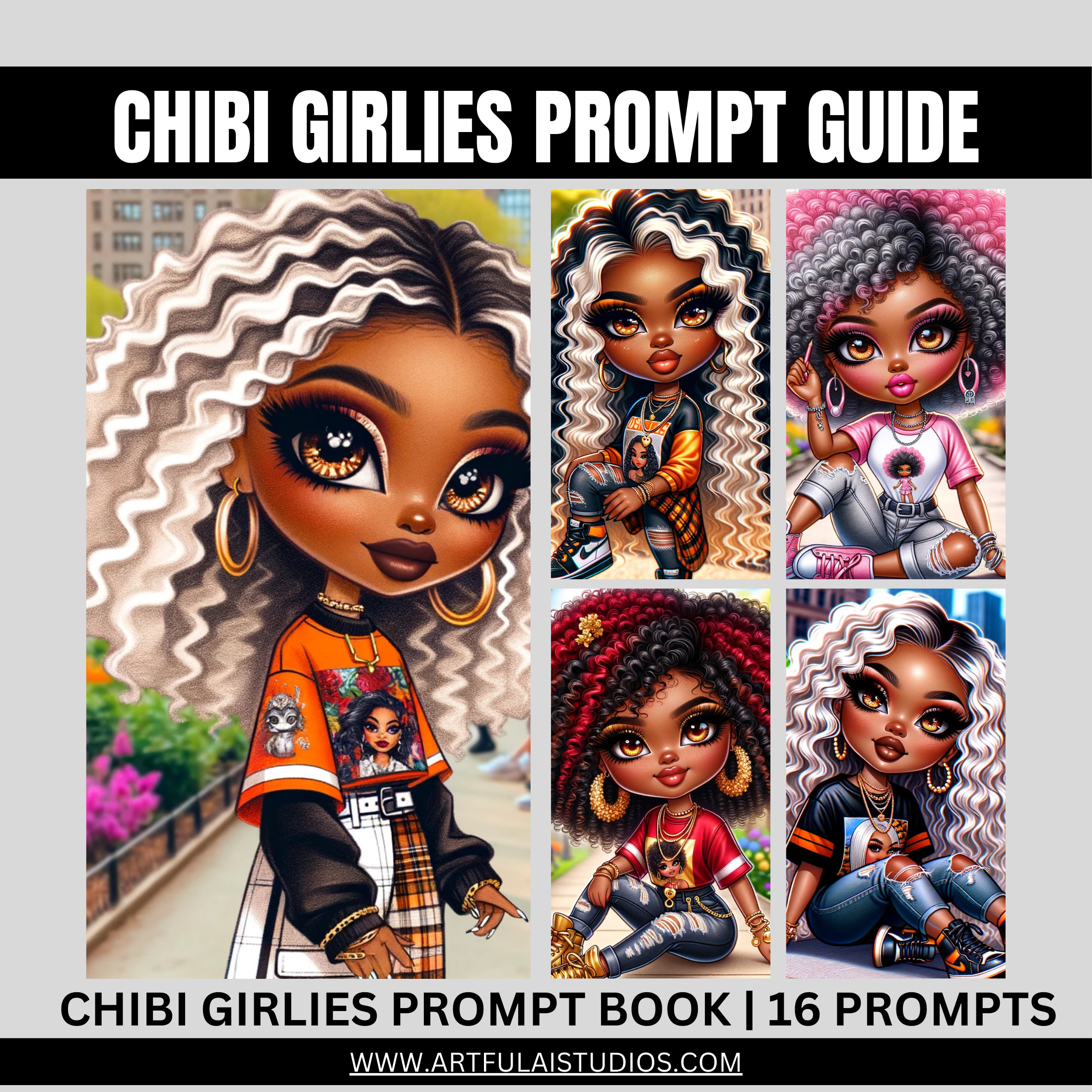 CHIBI GIRLIES | Chatgpt and Dall-e3 AI Art Prompt Guide | Create ...