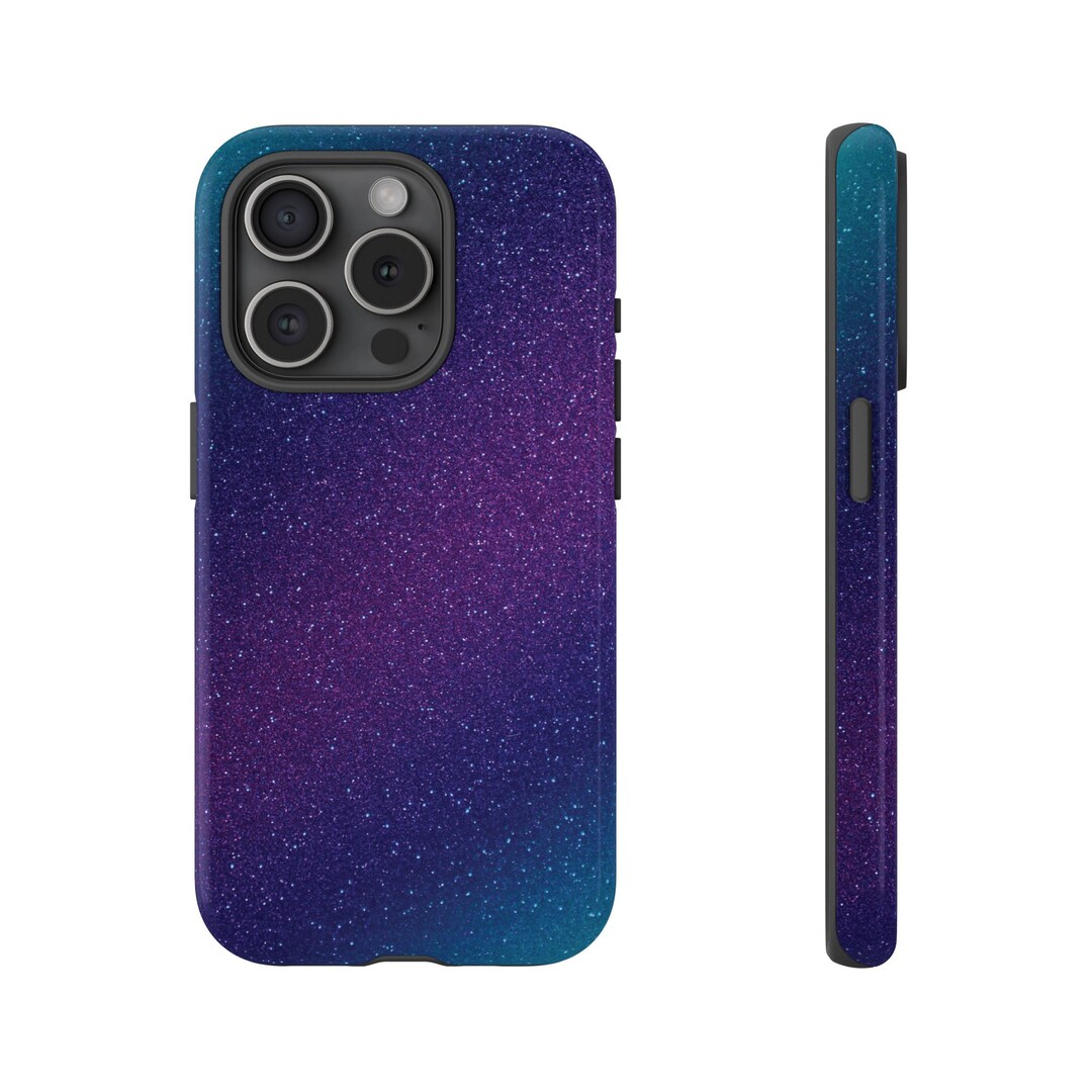 COLORFUL GLITTER Phone Case, Phone Cover , Blue Purple Sparkle Phone ...