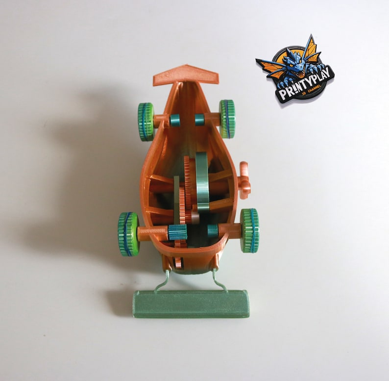 Clorckwork Car 100% PLA STL File for 3d Printing - Etsy