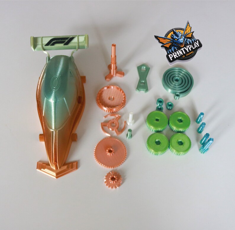 Clorckwork Car 100% PLA STL File for 3d Printing - Etsy