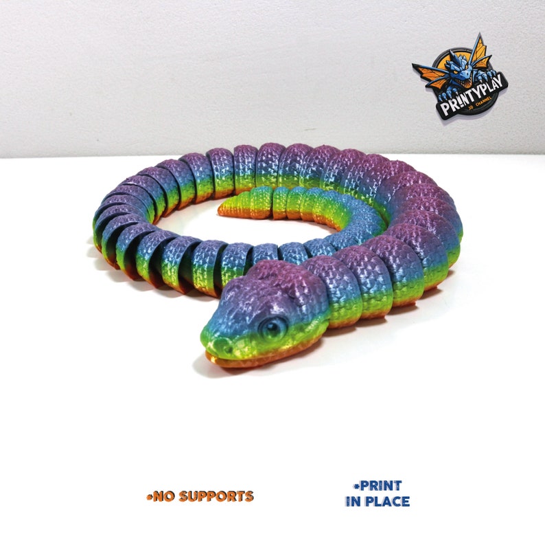 Poisonous Amazon Snake STL File for 3d Printing - Etsy