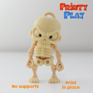 Grumpy Skeleton-stl File for 3d Printing - Etsy