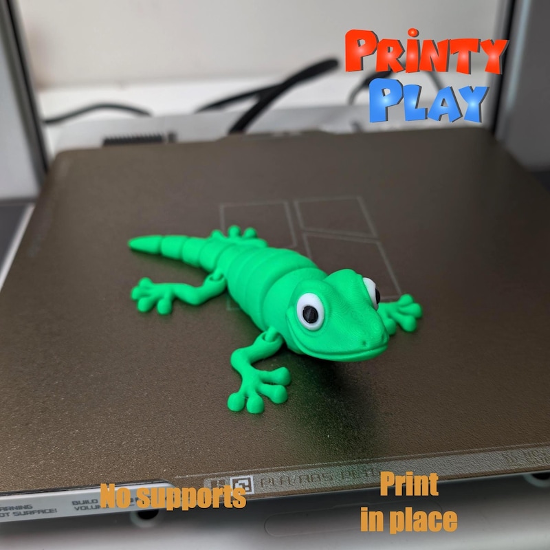 Gecko Flexi Stl - Etsy