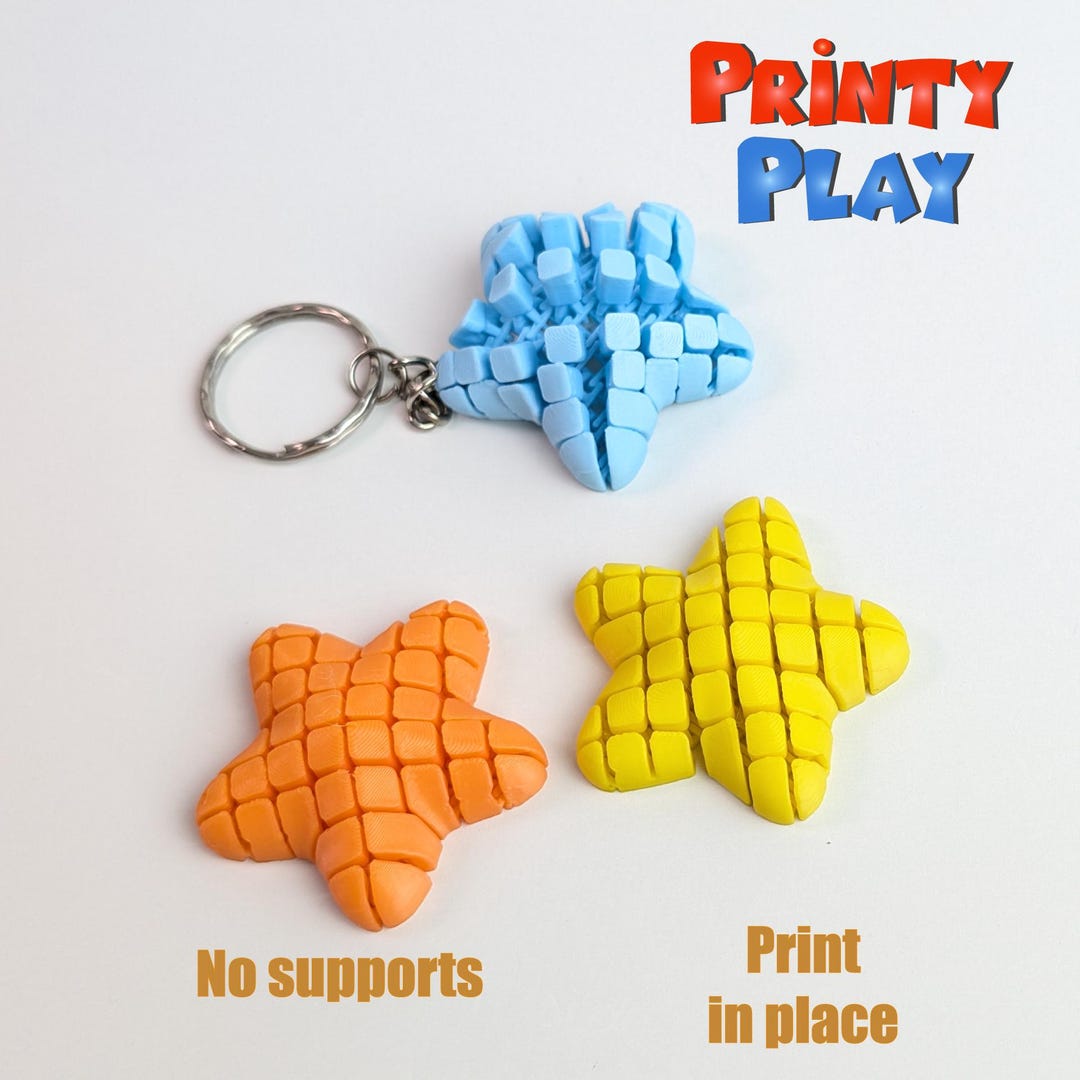 Mini Flexi Tessellated Star-stl for 3d Printing - Etsy