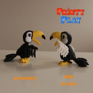 Cute Flexi Toucan-stl for 3d Printing - Etsy