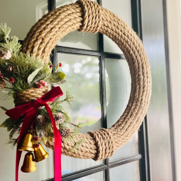 Jute Rope Wreath - Etsy