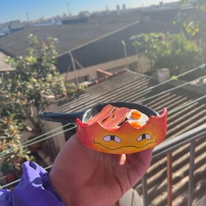 Calcifer Clay Piece studio Ghibli Moving Castle - Etsy