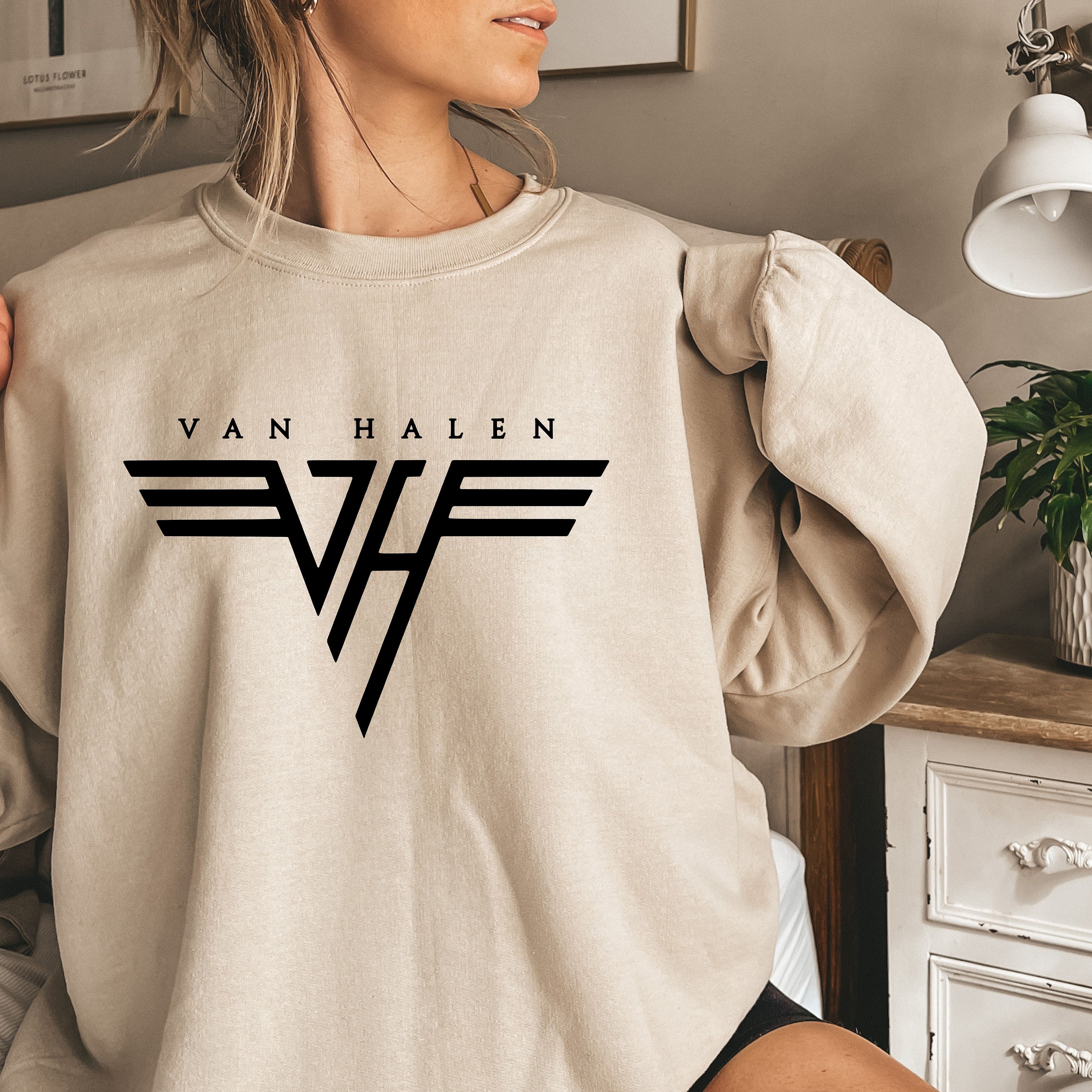 Van Halen Shirt, Van Halen Band Tee, Edie Van Halen Shirt, Valen Halen ...
