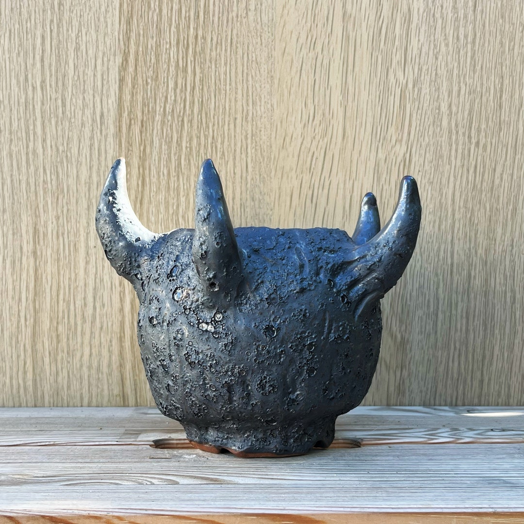 3.25w X 4.75h Japanese Ceramic Planter Handcrafted Pot Succulent ...