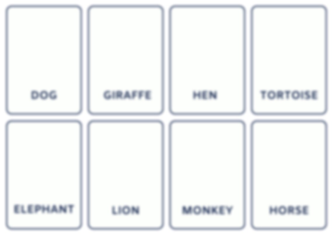 Flash Cards, Animals Cards, Printable Flash Cards, Printable Animals ...