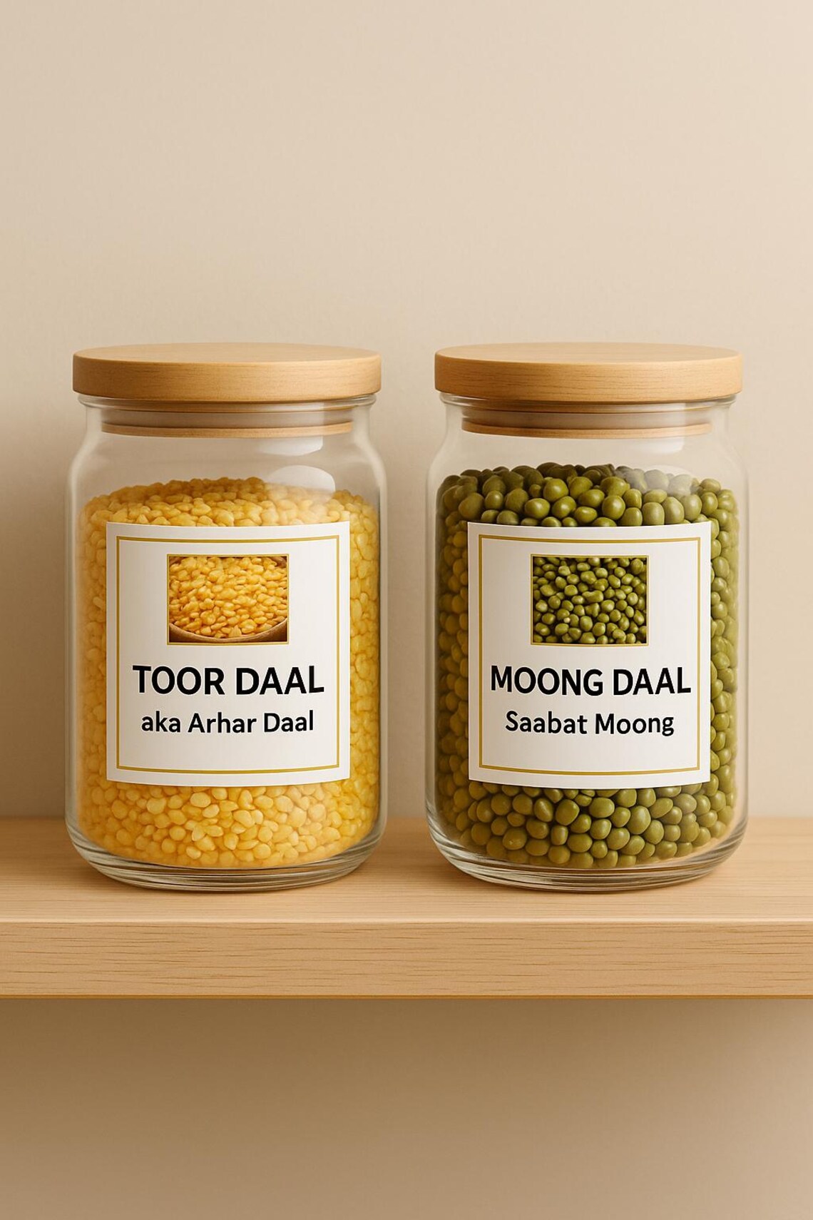 Indian Pantry Labels – Printable Kitchen Stickers, Grains, Lentils ...