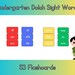 Dolch Printable Kindergarten Sight Words Flashcards 53 Cards, for ...