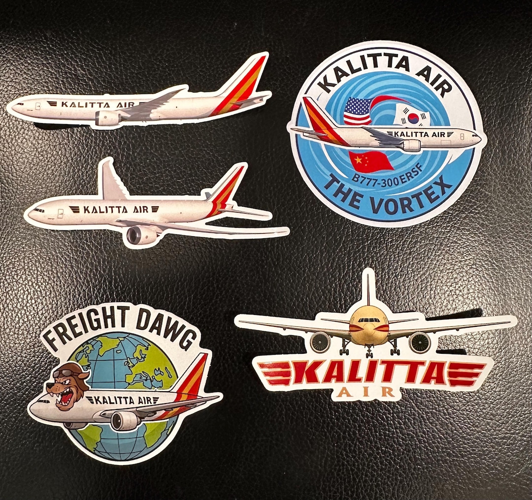 Kalitta Air B777-300ERSF Decals: Vortex & Freight Dawg - Set of 5 - Etsy