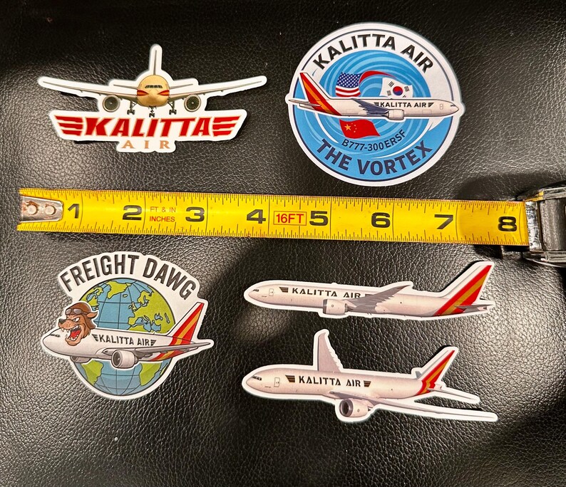Kalitta Air B777-300ERSF Decals: Vortex & Freight Dawg - Set of 5 - Etsy