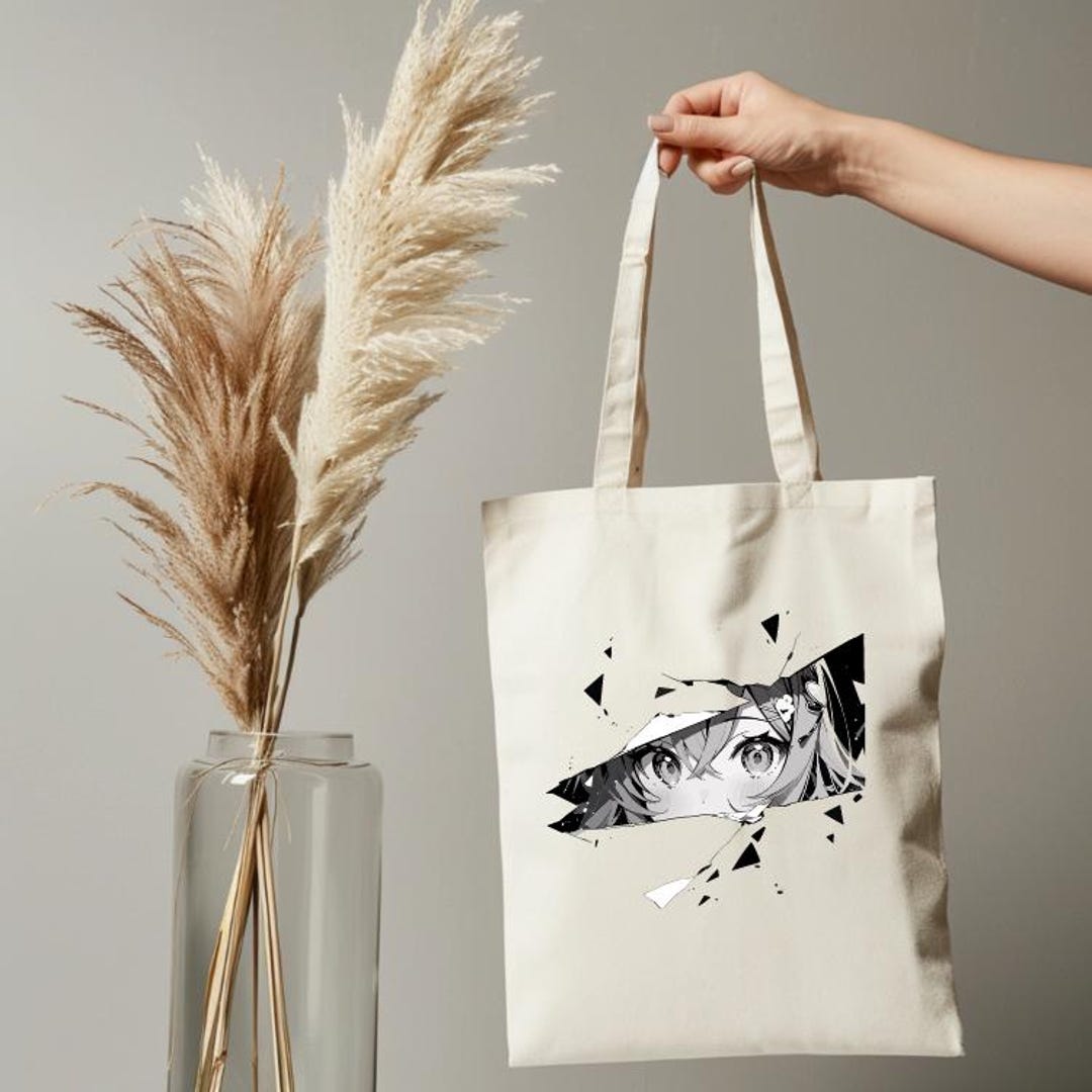 Anime Tote Bag, Anime Merch, Anime Design, Anime Fan Merchandise ...