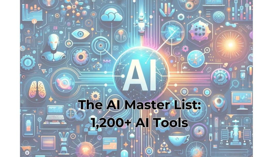 The AI Master List: 1,200 AI Tools - Etsy