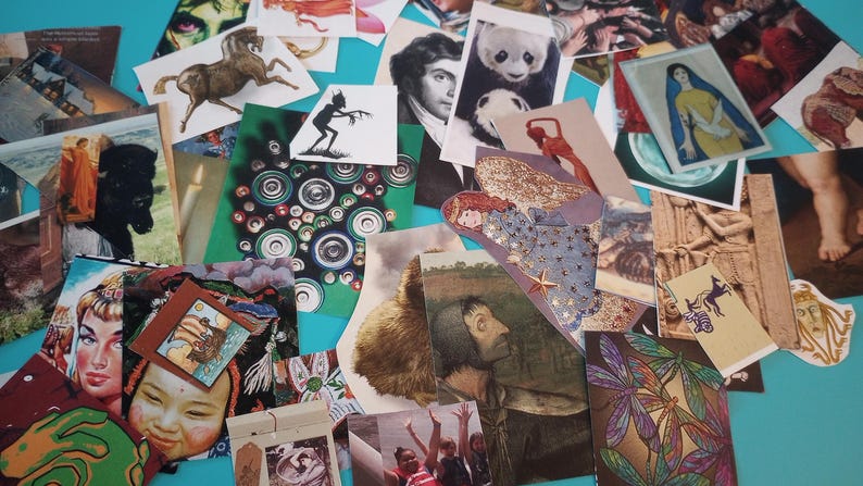 Collage inchies Pack of 500 Plus Mini-images for Collage 34 - Etsy