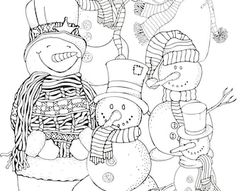 Circles & Lines Zen Doodle Coloring Page - Etsy UK