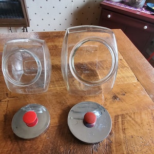 Vintage Retro Set of 2 1950s General Store Counter Glass Penny Candy ...