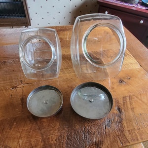 Vintage Retro Set of 2 1950s General Store Counter Glass Penny Candy ...