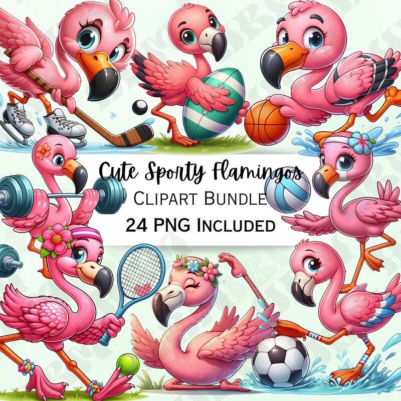 Golf Flamingo - Etsy