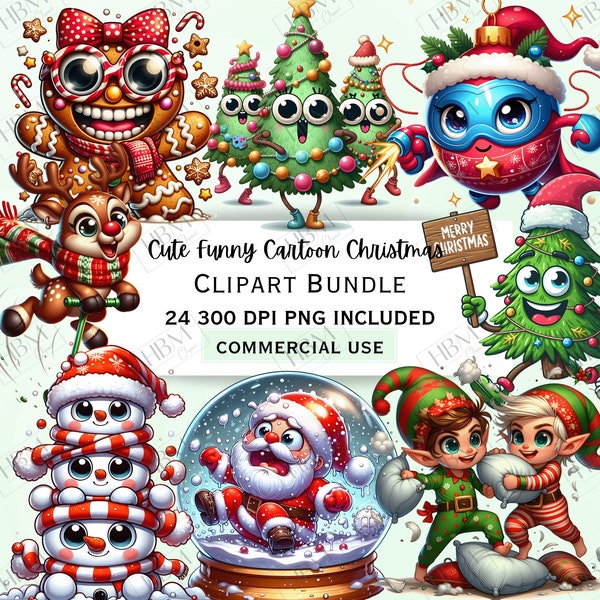 Cartoon Christmas Decorations - Etsy
