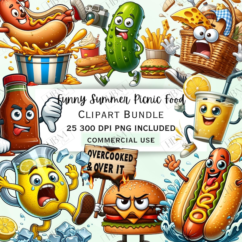 Drink and Snack Clipart - Etsy