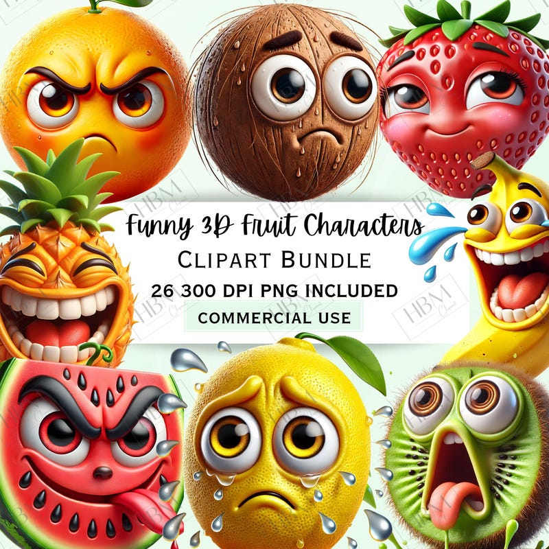 Fruit Character Decor - Etsy