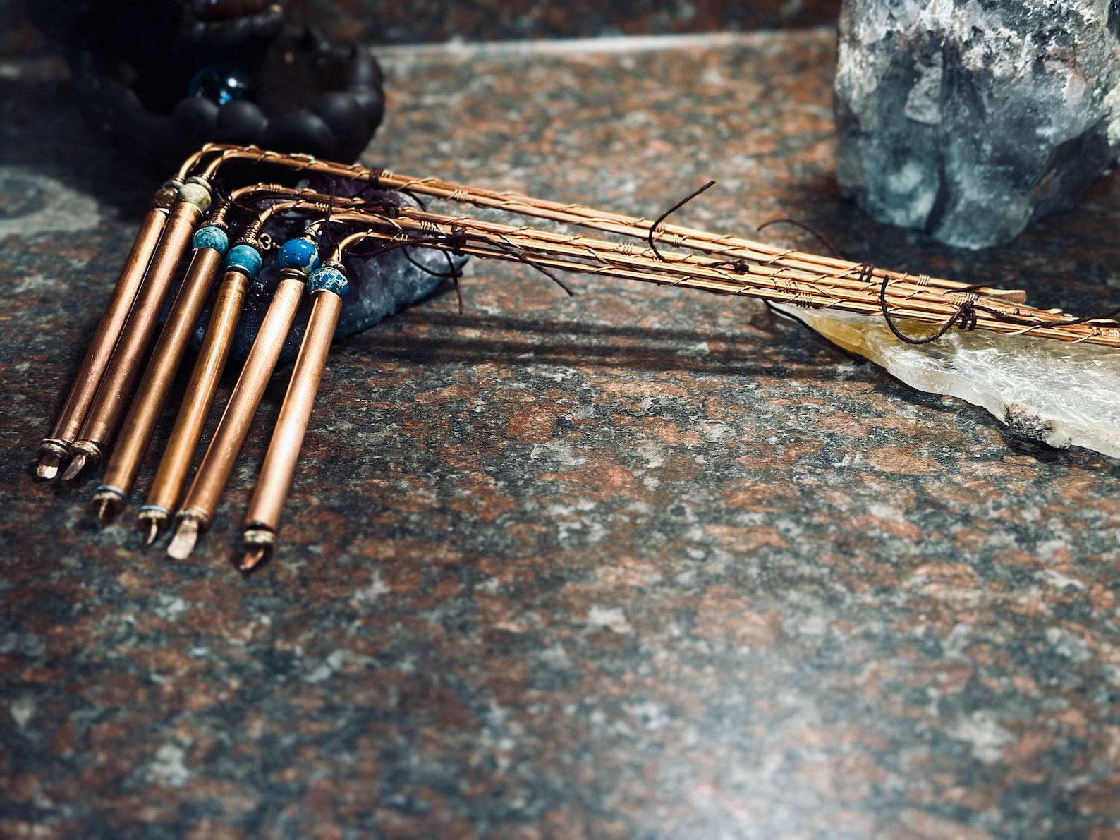 Handmade Custom Dowsing Rods for Spirit Communication With Crystal and ...