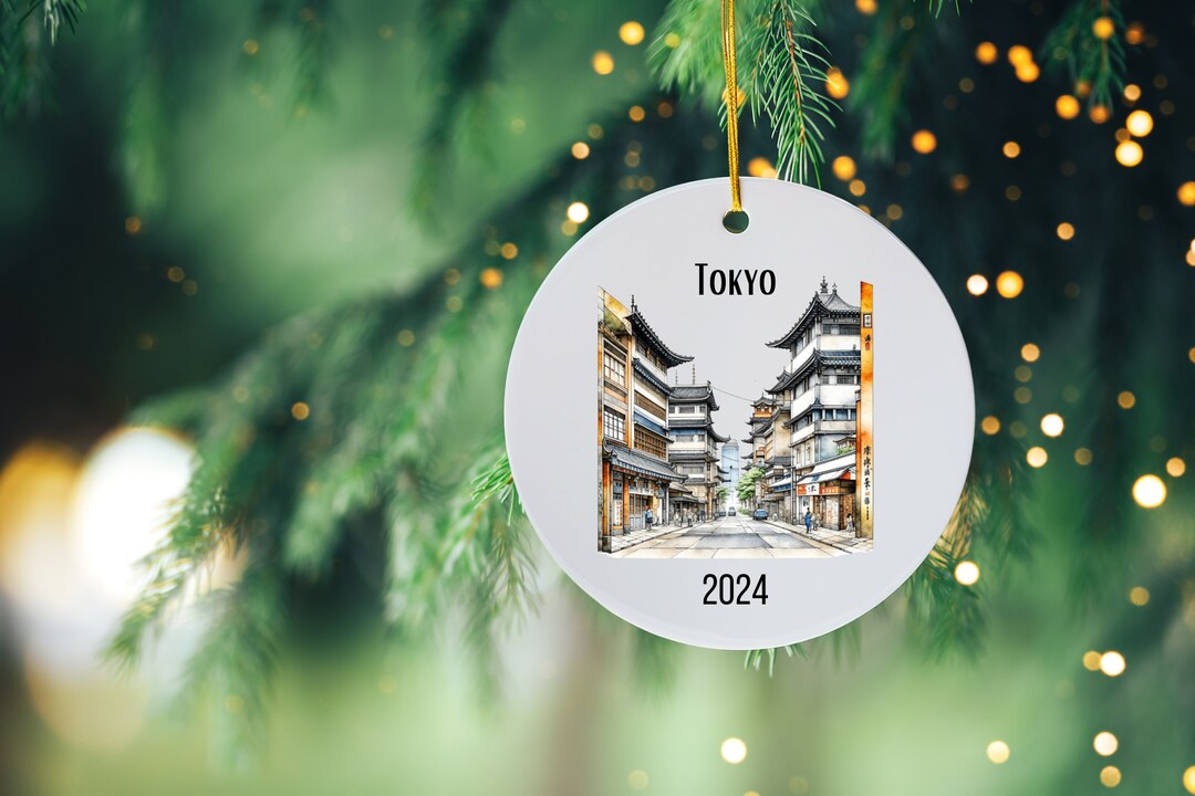 Tokyo Japan Custom Ornament for Christmas Gifts Decoration - Etsy