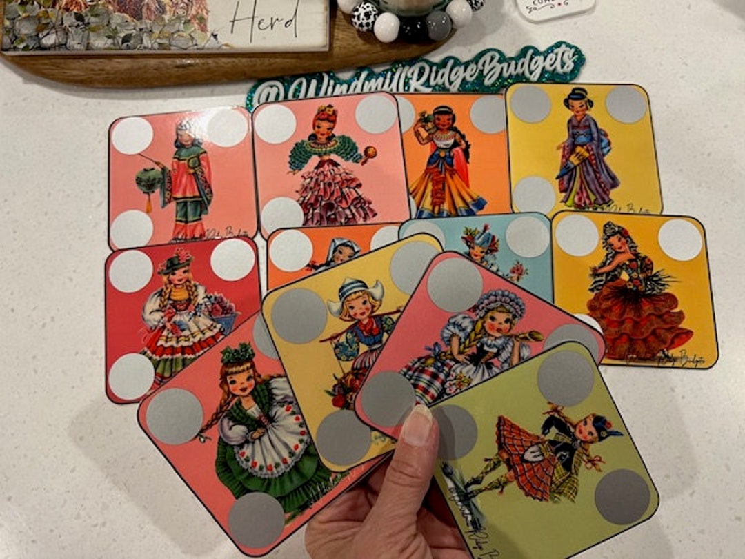 Small World International Dolls Scratch-off Money Saving Challenge for ...