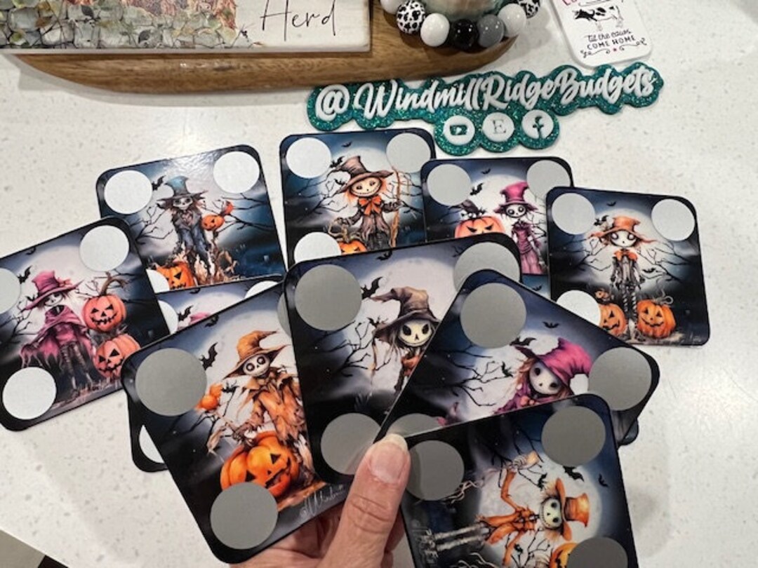 Halloween Scarecrow Scratch-off Money Saving Challenge for Budget ...