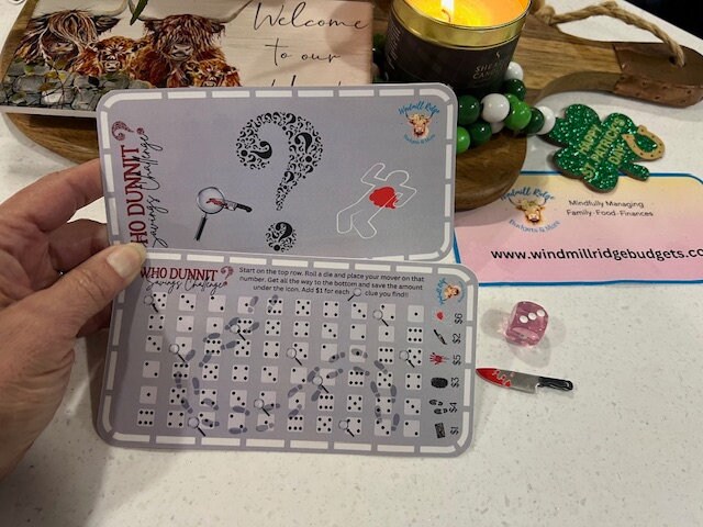 Whodunnit Money Saving Challenge A5 Game for Budget Binder, Savings ...