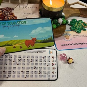 Watch Your Step Money Saving Challenge Game Budget Binder, Savings ...