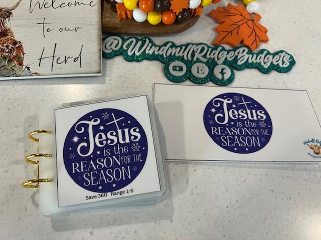 Jesus is the Reason for the Season Christmas Savings Challenge Game ...