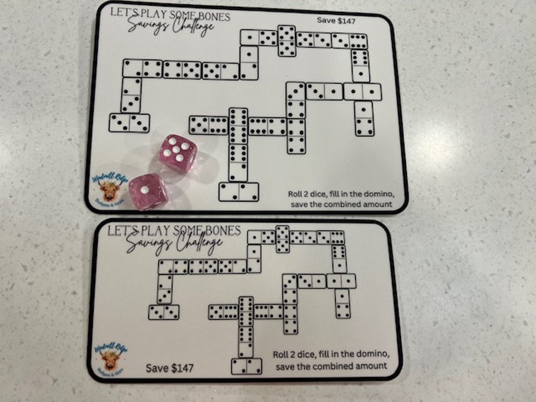 Let's Play Some Bones Saving Challenge for A5 and A6 Budget Binder ...