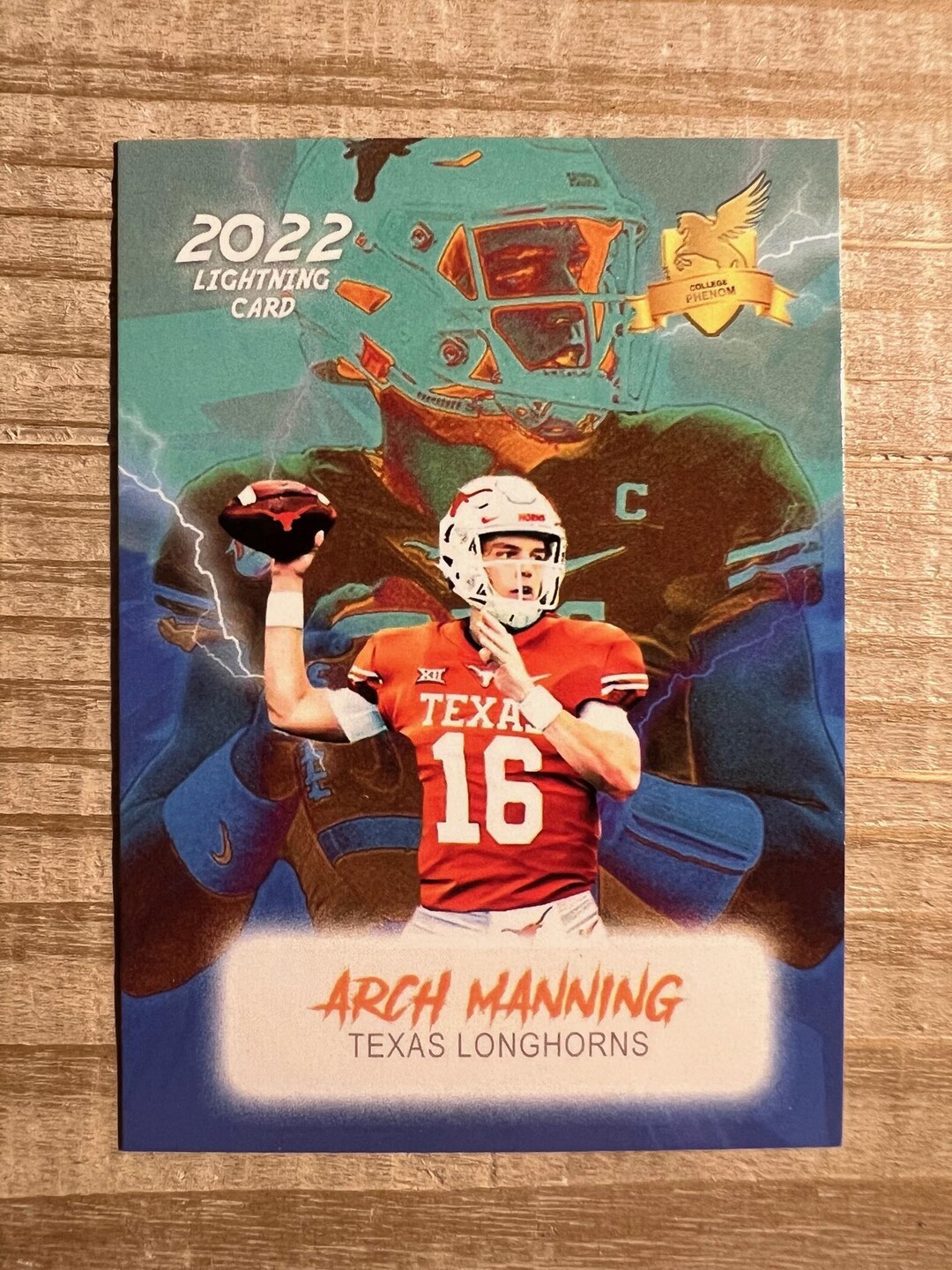 Arch Manning 2022 Lightning Rookie Card Texas Longhorns - Etsy